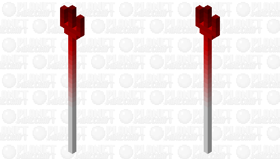 Fire ruby trident Minecraft Mob Skin