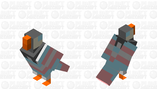 Transgender Pigeon Minecraft Mob Skin