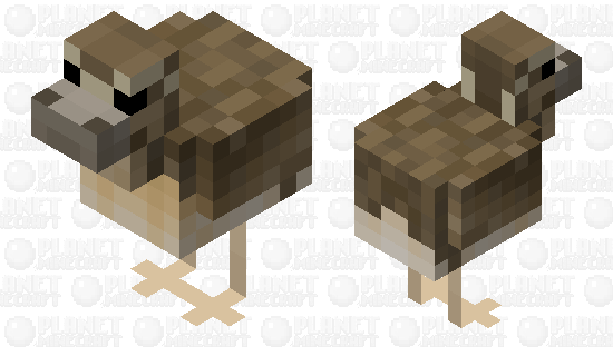 Common quail Minecraft Mob Skin