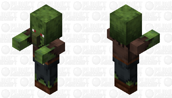 Zombie Villager Minecraft Mob Skin
