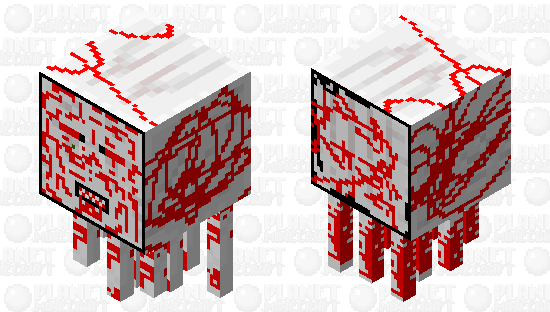 horror ghast Minecraft Mob Skin