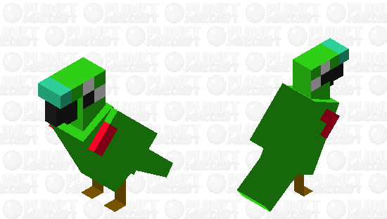 Hahns macaw Minecraft Mob Skin