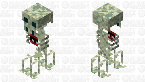 Skeleton Creeper Minecraft Mob Skin