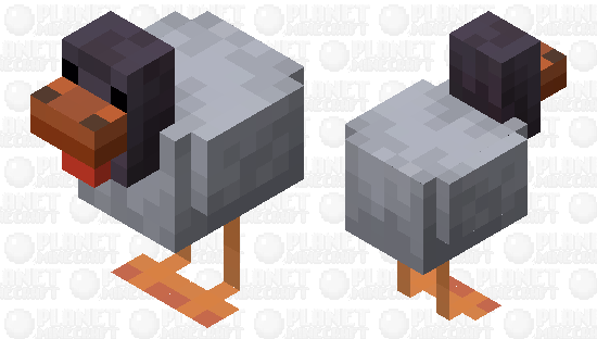 Stormy Chicken Minecraft Mob Skin