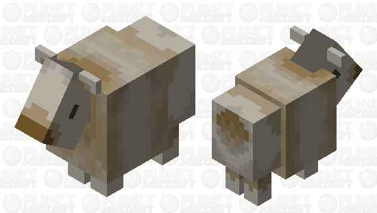 Goat mob skin for biome palette comp. Minecraft Mob Skin
