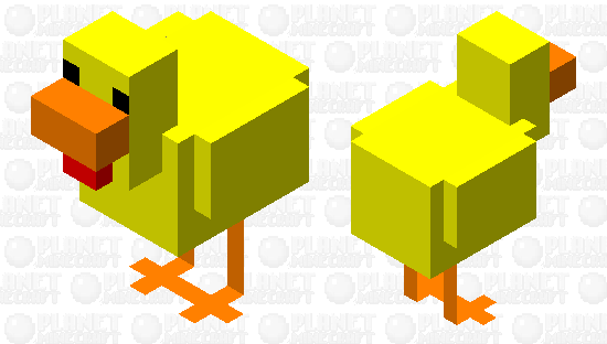 Rubber Chicken Minecraft Mob Skin