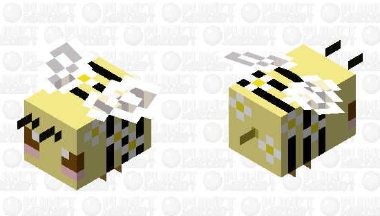 cute bee Minecraft Mob Skin