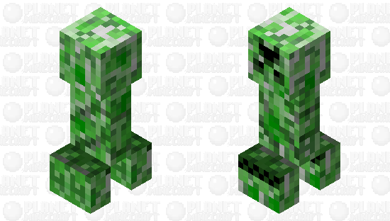 eman s'repeerc siht si yzarc Minecraft Mob Skin