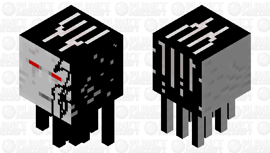 ghast infected by darkness Minecraft Mob Skin