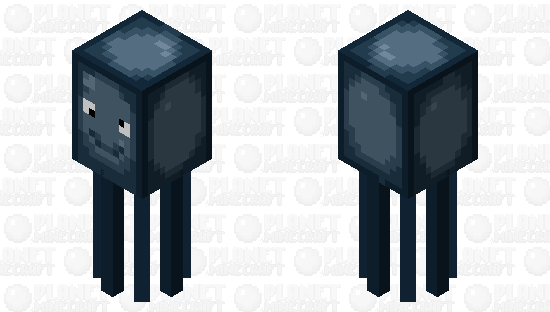 Silly Squid Minecraft Mob Skin