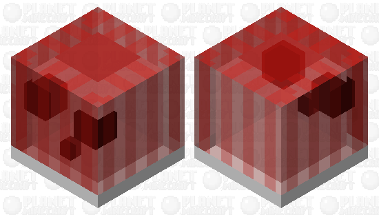 Red Jelly slime Minecraft Mob Skin