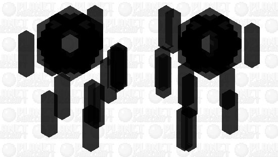 Obsidian Singularity Elemental(Blaze) Minecraft Mob Skin