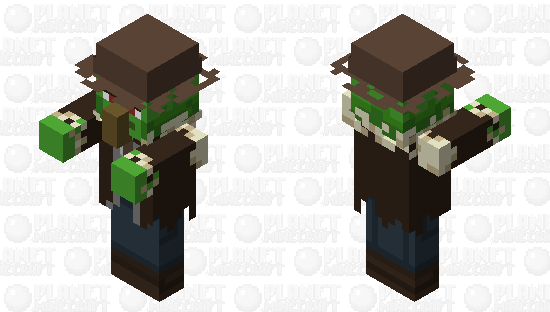 my custom zombie villager ig Minecraft Mob Skin