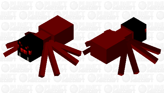 Demon spider Minecraft Mob Skin