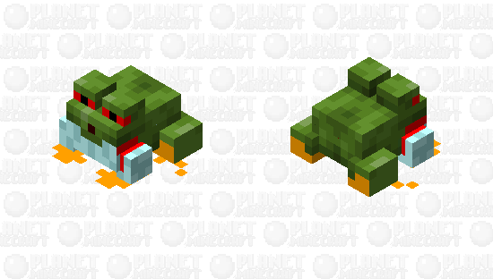 My frog remake from cold frog minecraft Minecraft Mob Skin