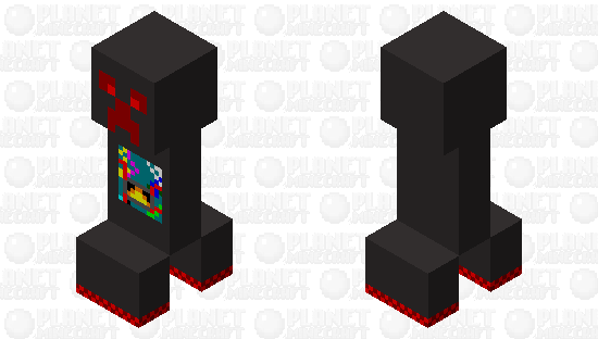 cyber creeper Minecraft Mob Skin