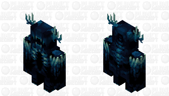 Warden Minecraft Mob Skin