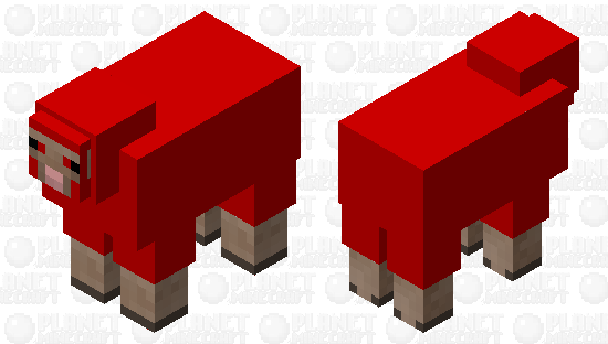Demonic Sheep Minecraft Mob Skin