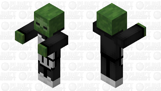 Zombie tech fleece Minecraft Mob Skin