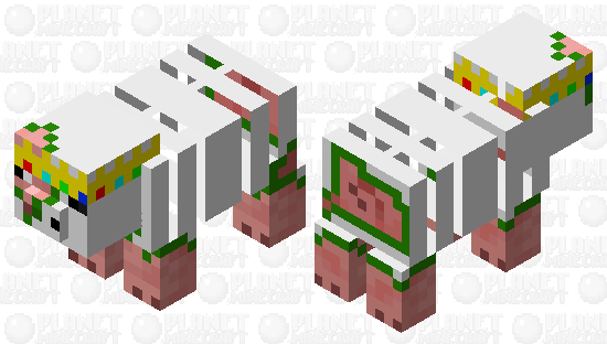 Technoblade pig skin (v2) Minecraft Mob Skin