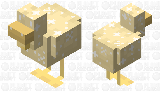 The Golden Chicken +=- Minecraft Mob Skin