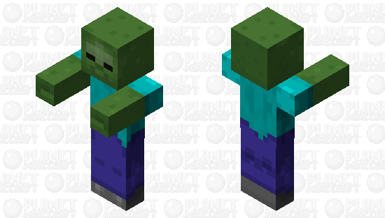 Minecraft Dungeons - Zombie Minecraft Mob Skin