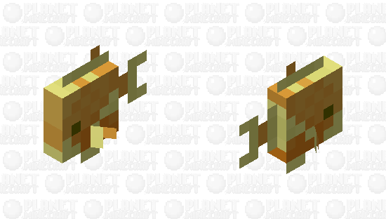 yellow tropical fish (large) Minecraft Mob Skin