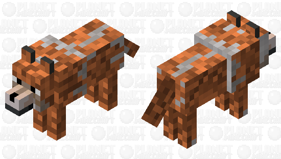 dog rolled in mud Minecraft Mob Skin