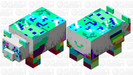 Cool Panda Minecraft Mob Skin