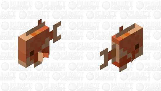 orange tropical fish (large) Minecraft Mob Skin
