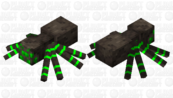 radioactive spider Minecraft Mob Skin