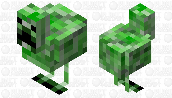 Chicken Creeper Minecraft Mob Skin