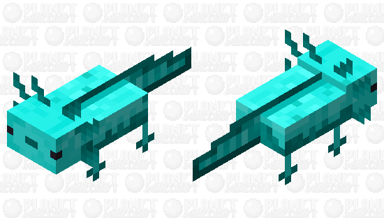 Allay Axolotl Minecraft Mob Skin