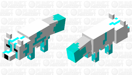 ice fox Minecraft Mob Skin