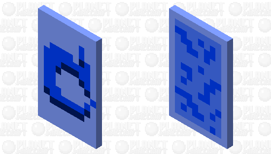 blue default cape Minecraft Mob Skin