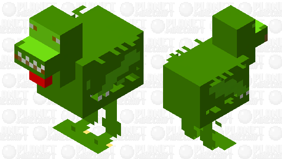 Dino chicken Minecraft Mob Skin