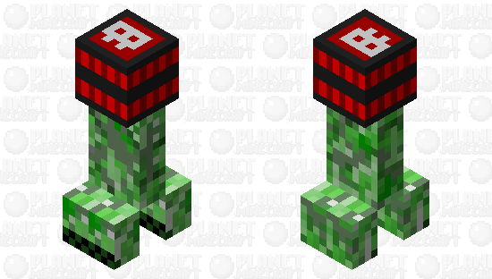 Powdered Keg Creeper Minecraft Mob Skin