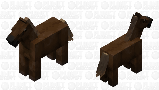 Flaxen Liver Chestnut Minecraft Mob Skin