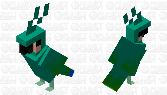 blue parrot Minecraft Mob Skin