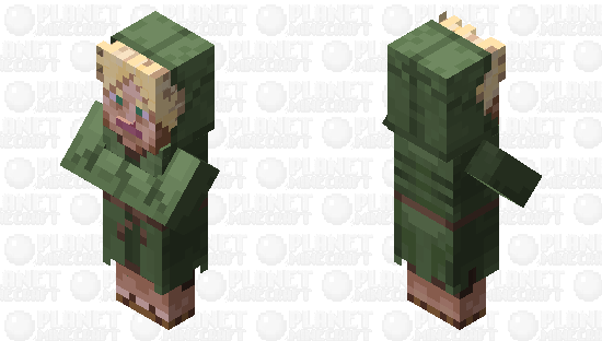 Your Regular Villager Woman (rework) (female) Minecraft Mob Skin