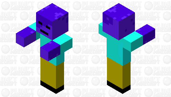 Purple Zombie Minecraft Mob Skin