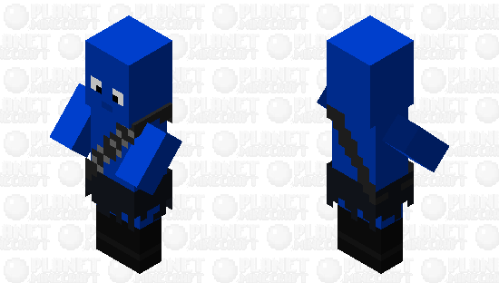 Blue (Da Ba Dee) Alien Minecraft Mob Skin