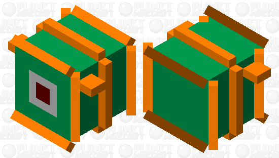 Baby Guardian Pufferfish Minecraft Mob Skin