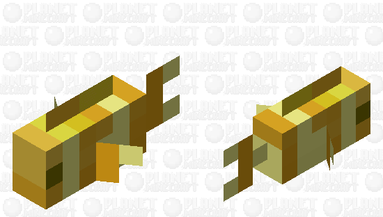 yellow tropical fish (small) Minecraft Mob Skin