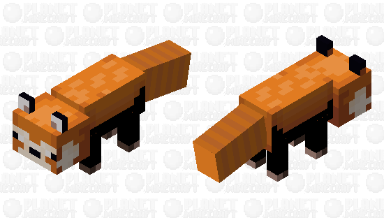 Red Panda (java) Minecraft Mob Skin
