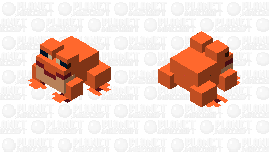 Bare Bones Frog Minecraft Mob Skin