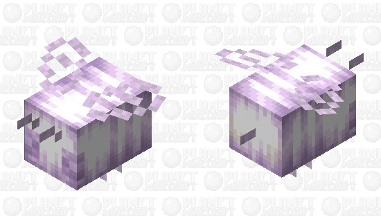 Purple froglight bee Minecraft Mob Skin