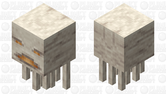 Retextured Ghast Shooting Minecraft Mob Skin