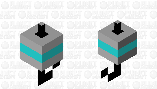 blue fishing bobber Minecraft Mob Skin