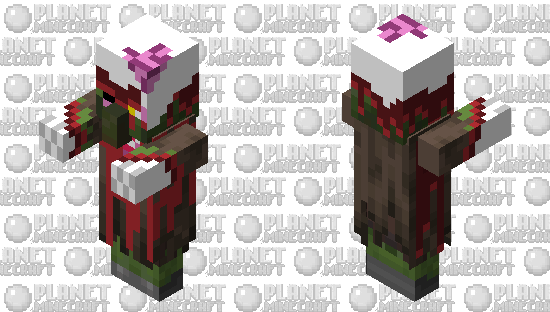 The better zombie villager Minecraft Mob Skin